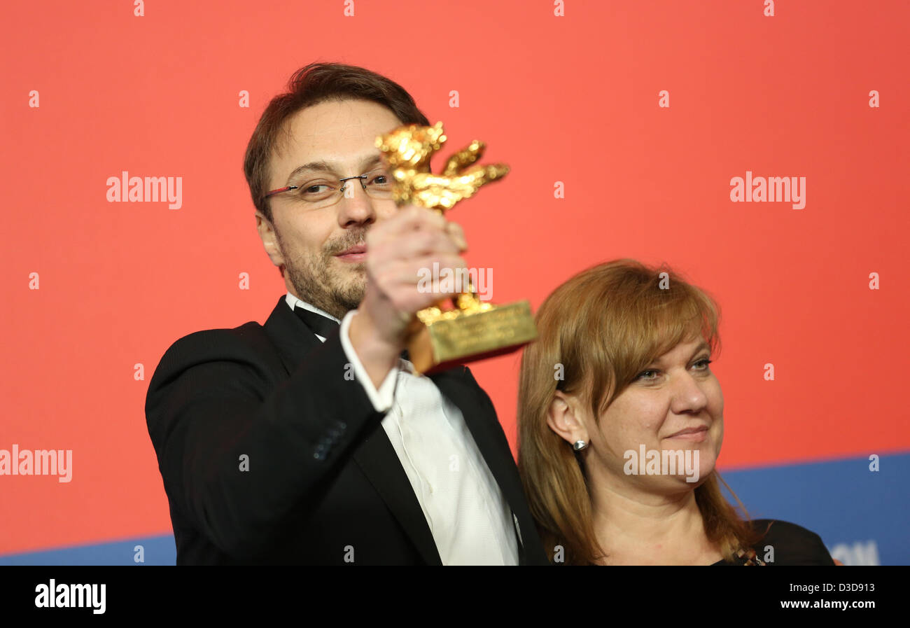 Director Calin Peter Netzer and producer Ada Solomon pose with the ...
