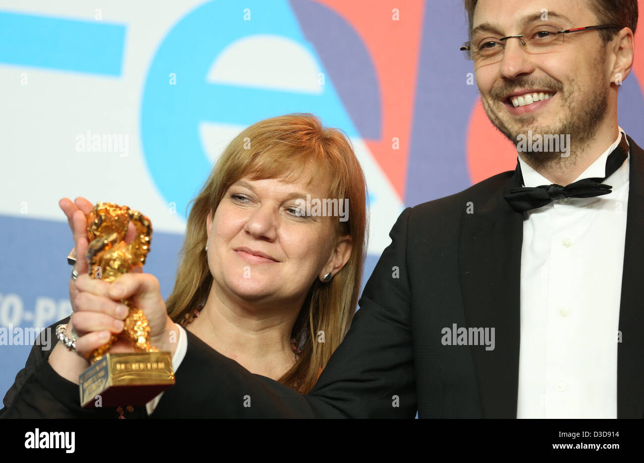 Director Calin Peter Netzer and producer Ada Solomon pose with the ...
