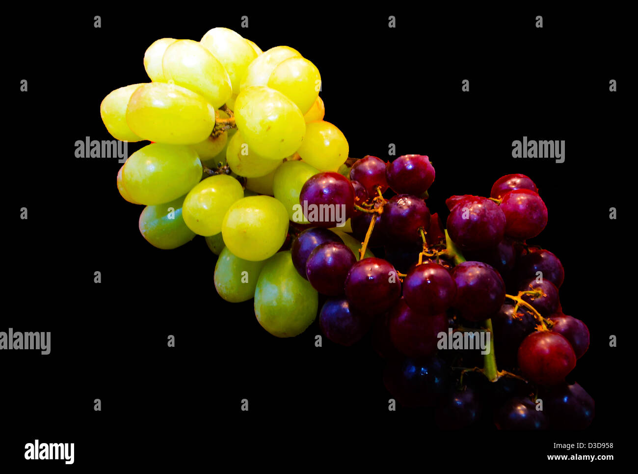 red and white grapes Stock Photo - Alamy