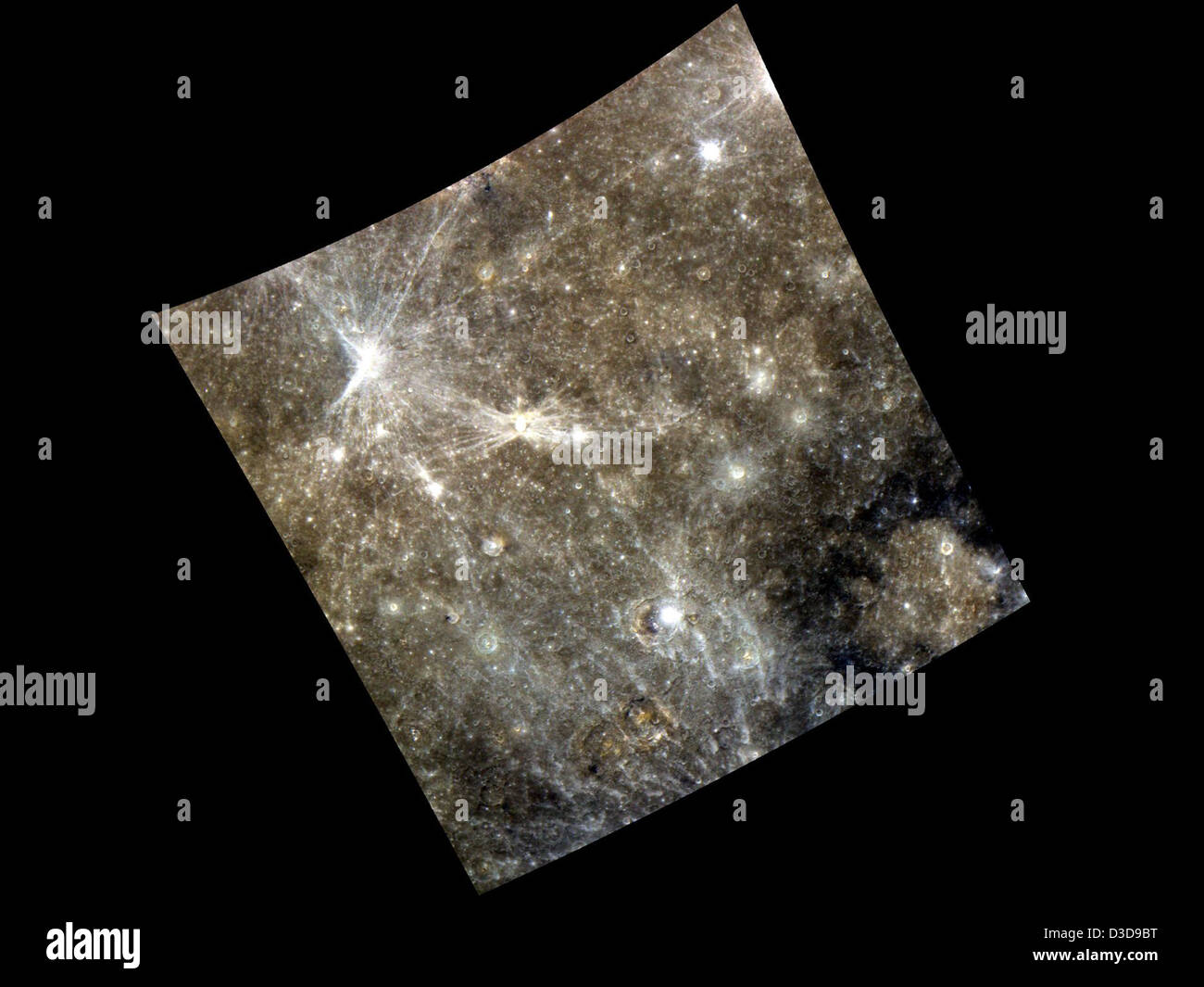 War and Peace on Mercury (NASA, MESSENGER, 06/27/11 Stock Photo - Alamy