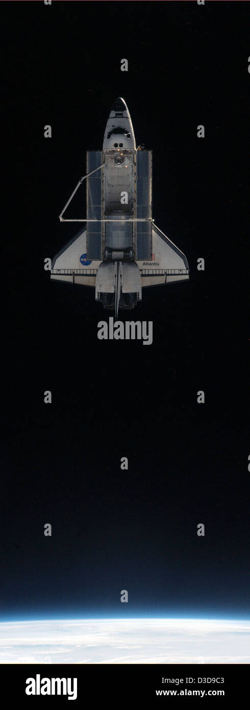 Farewell, Atlantis (NASA, International Space Station, 07/19/11 Stock ...