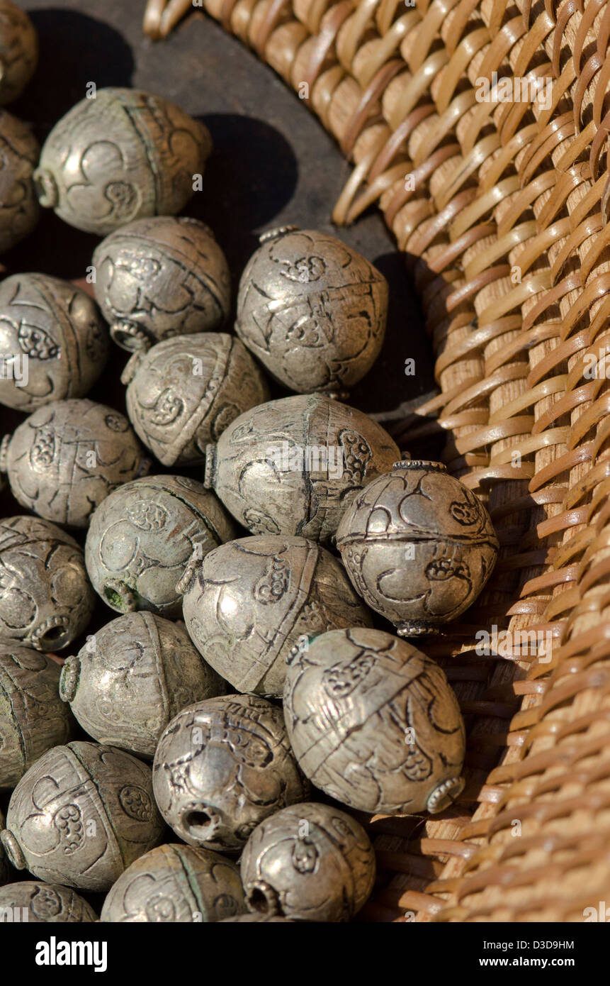 Carved silver bead hi-res stock photography and images - Alamy