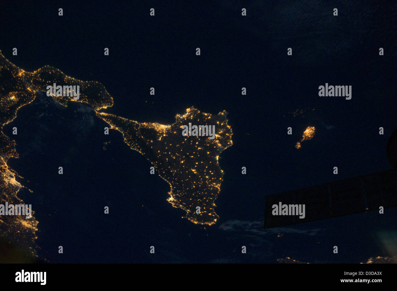 A crew aboard the International Space Station captures a stunning view ...