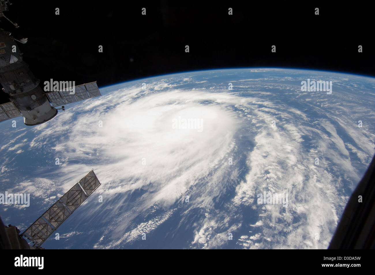 Storm system forms from space hi-res stock photography and images - Alamy