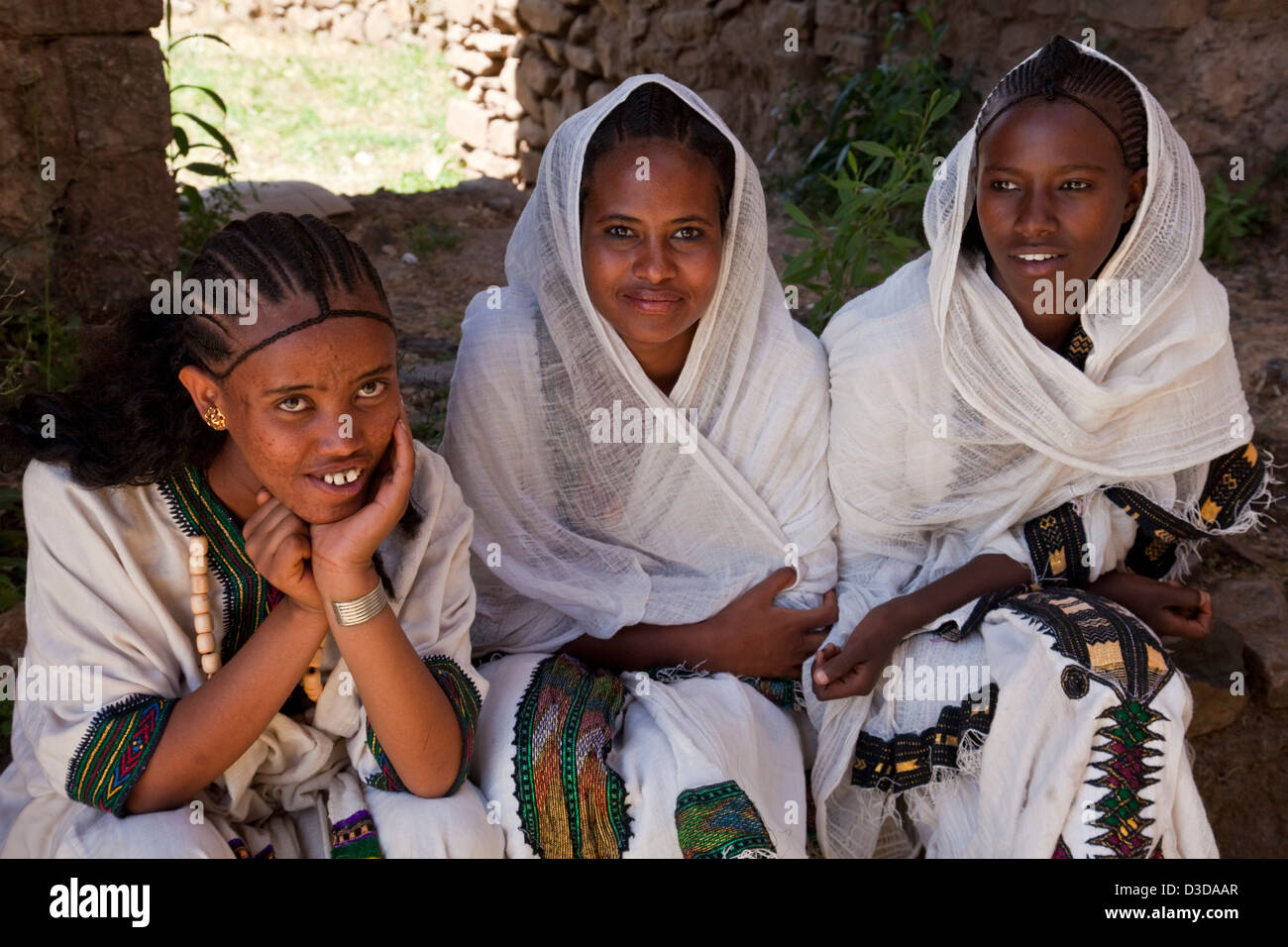 Group Portrait Taken During Timkat (The Festival of Epiphany), Gondar ...
