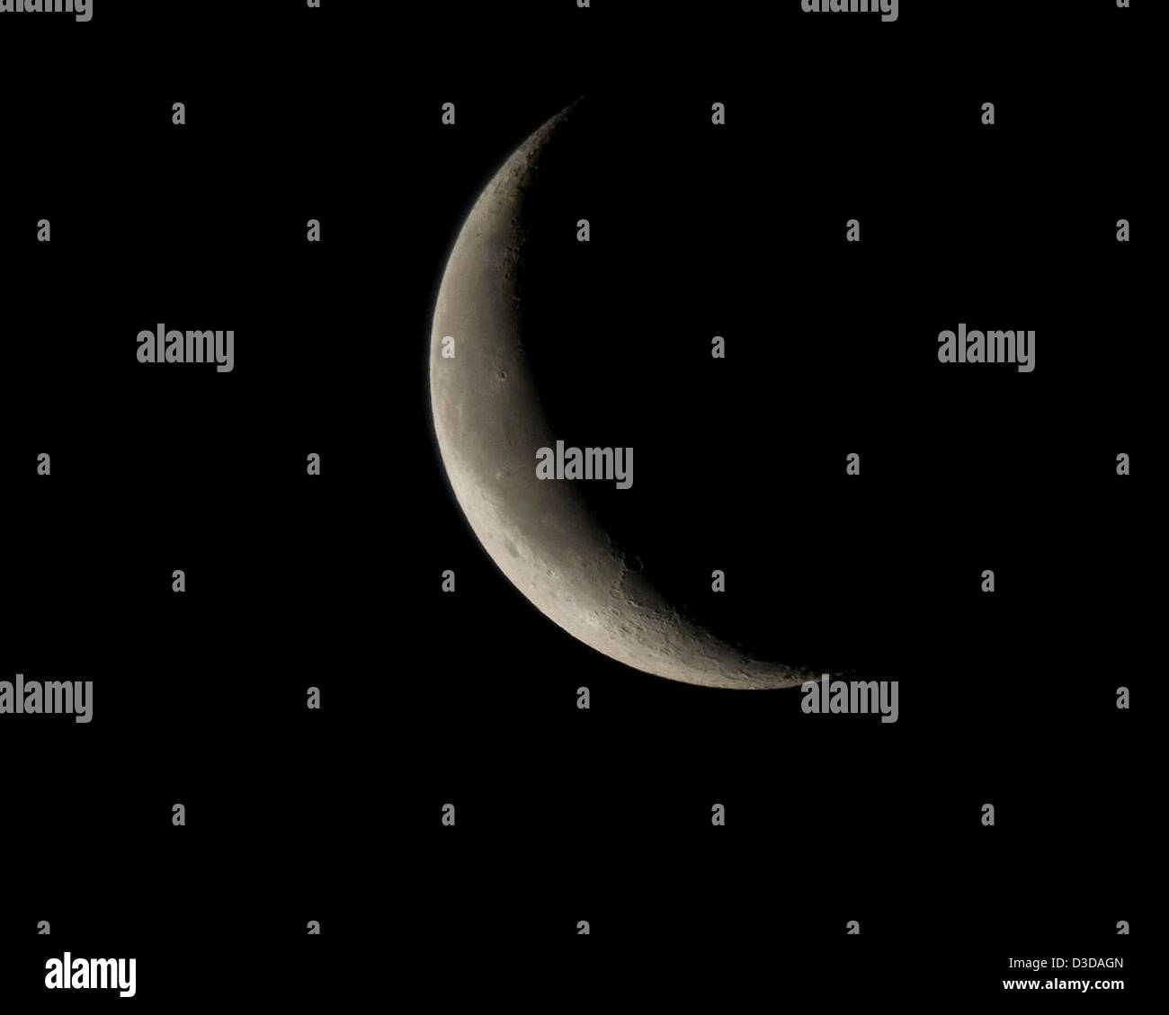 Waning crescent moon nasa hi-res stock photography and images - Alamy
