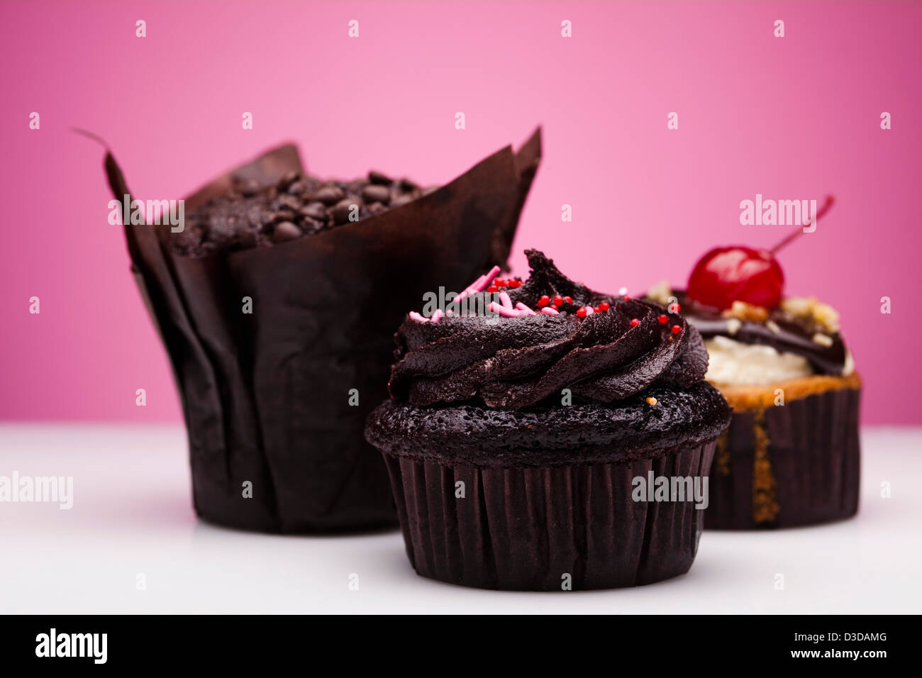 Sweet muffin cakes Stock Photo - Alamy