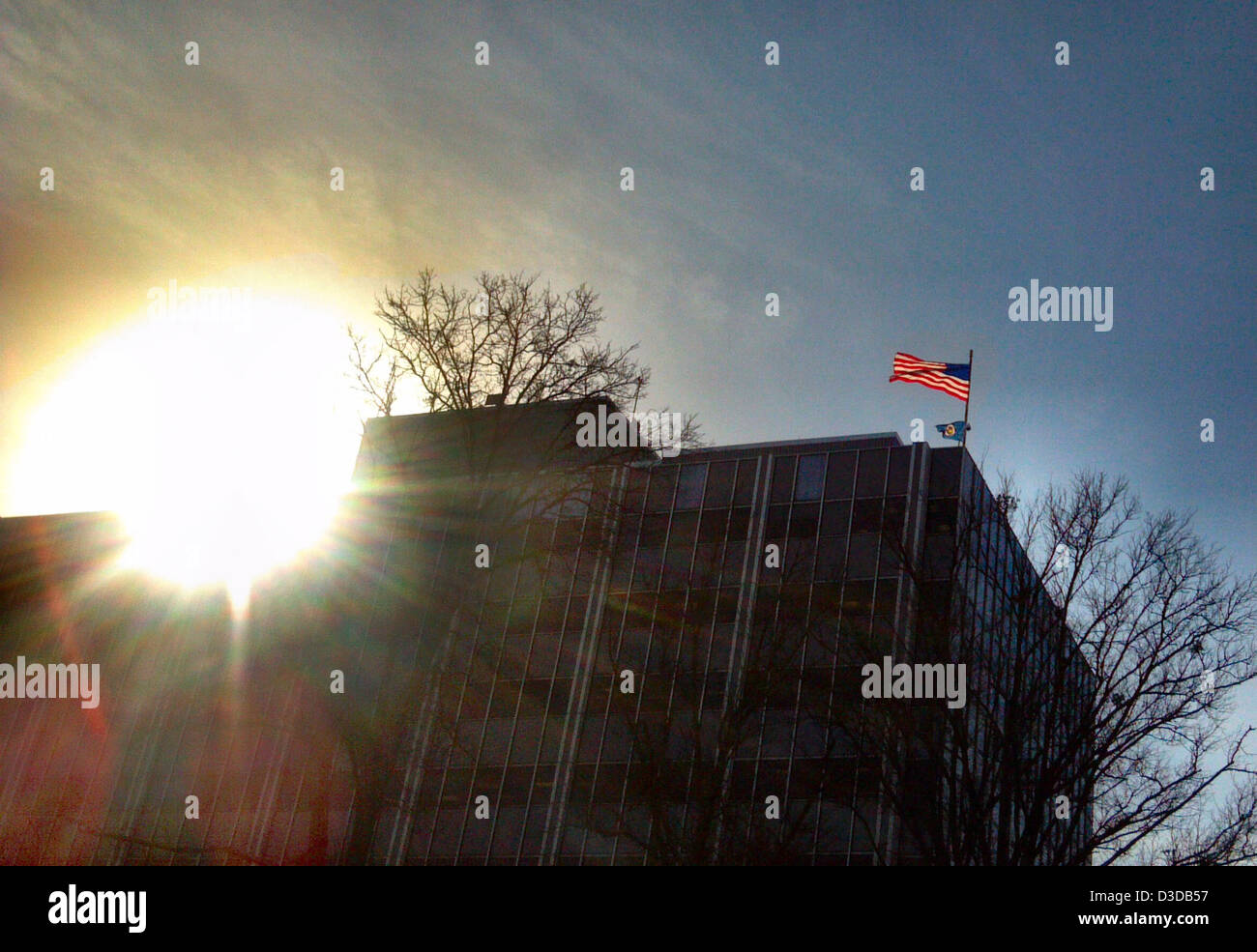 Sunburst After Storms (NASA, Marshall, 01/23/12 Stock Photo - Alamy