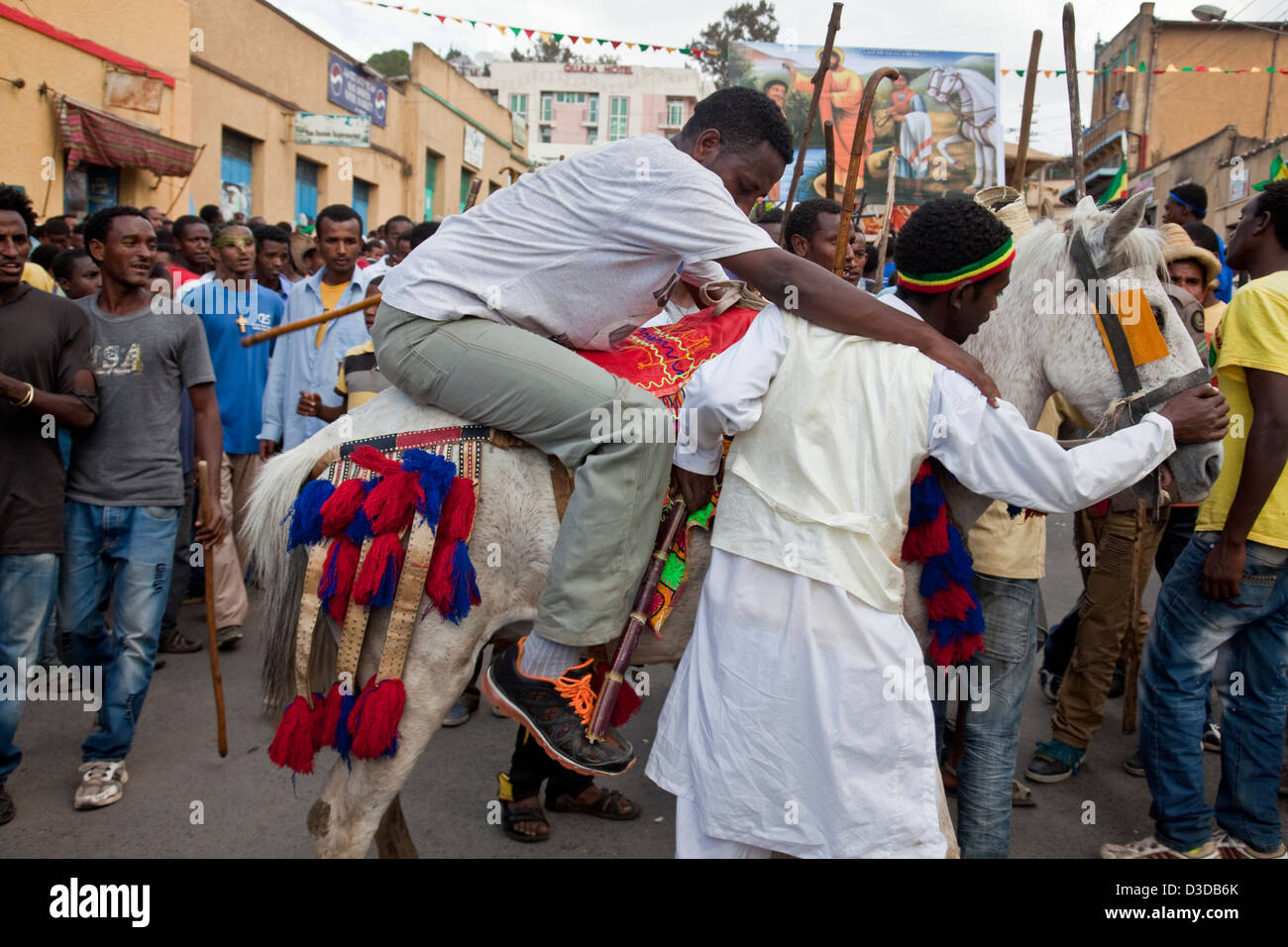 Timkat (The Festival of Epiphany) Gondar, Ethiopia Stock Photo - Alamy