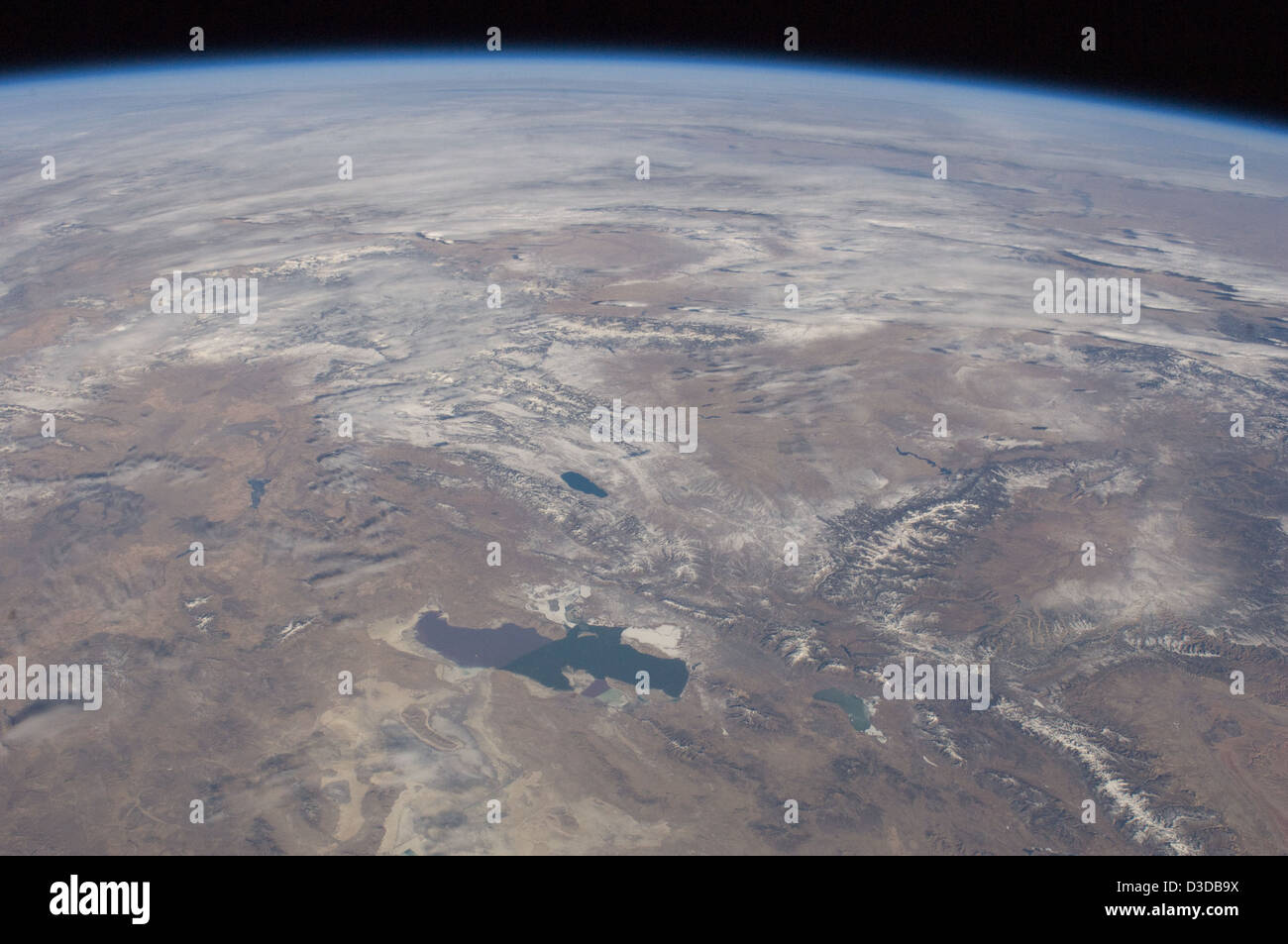 The Great Salt Lake in Utah is observed from the International Space ...