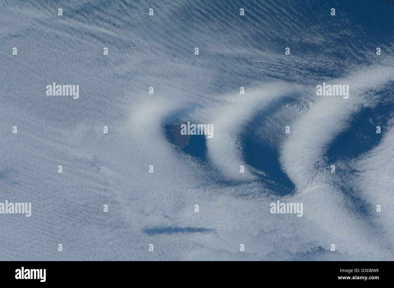 Wave Clouds Over Southern Indian Ocean (NASA, International Space ...