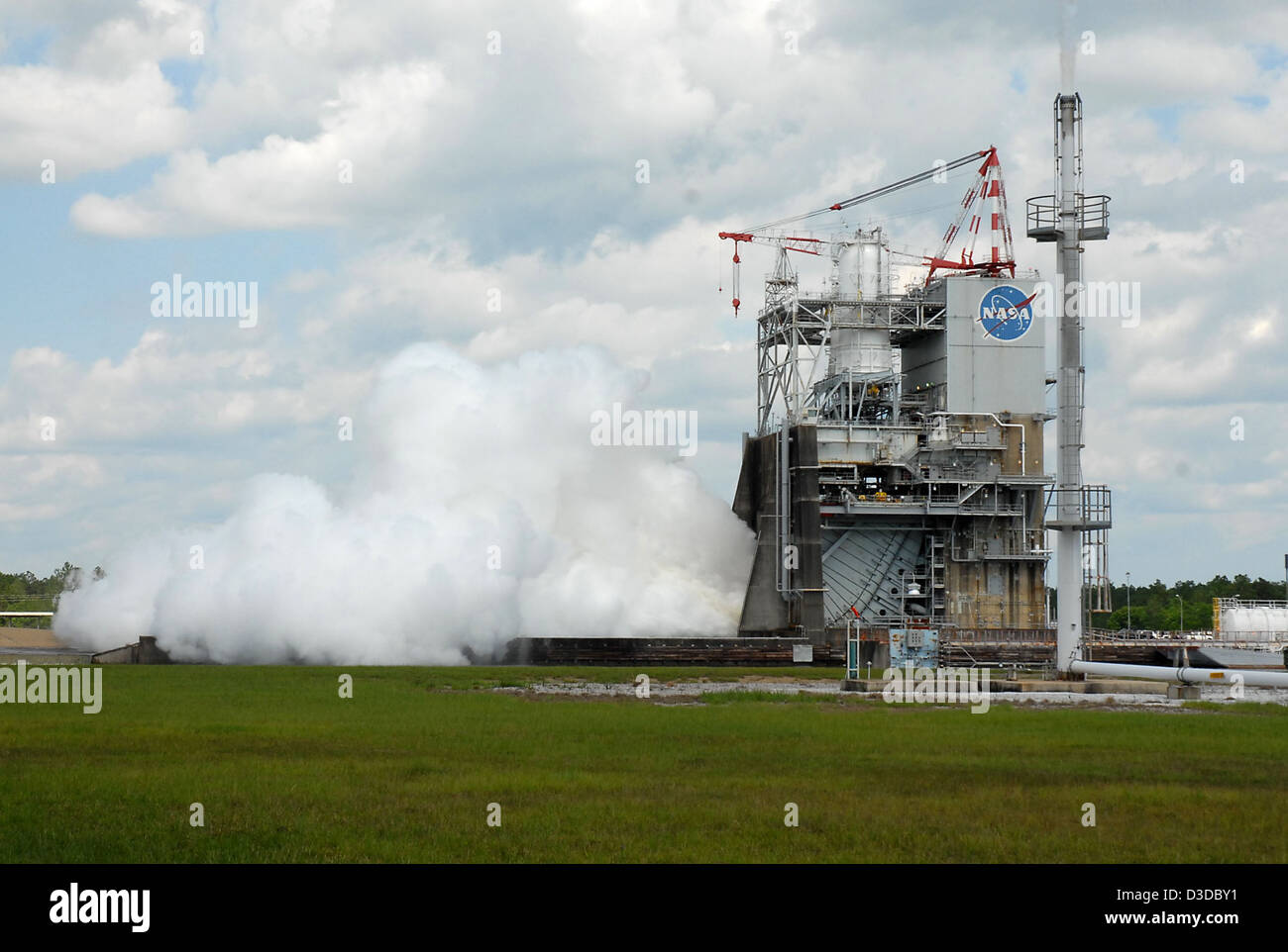 NASA’s J-2X engine underwent a full-duration test at the Marshall Space ...