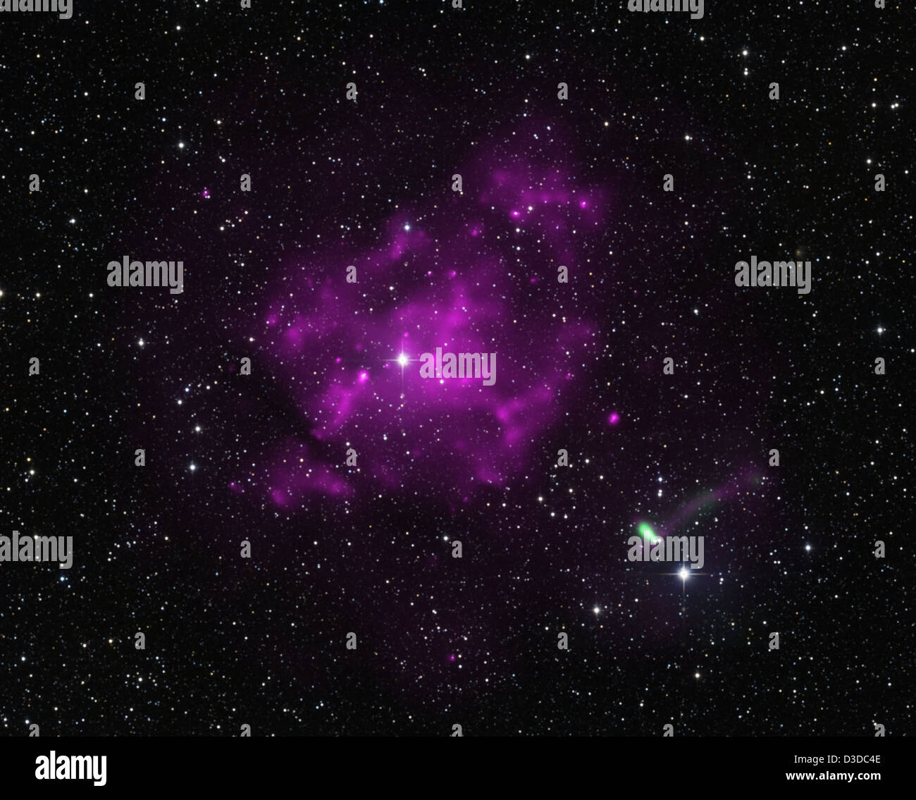 Chandra X-ray Observatory captured observations of the rapidly spinning ...