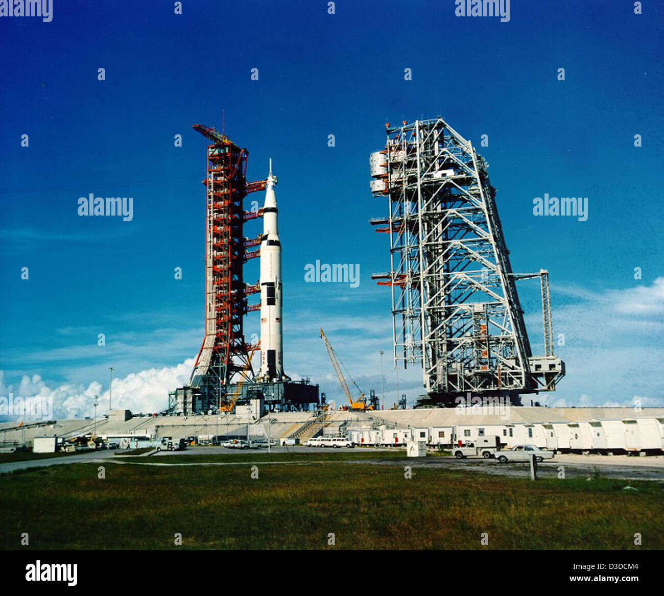 The Saturn V rocket, launched from Kennedy Space Center in July 1969 ...