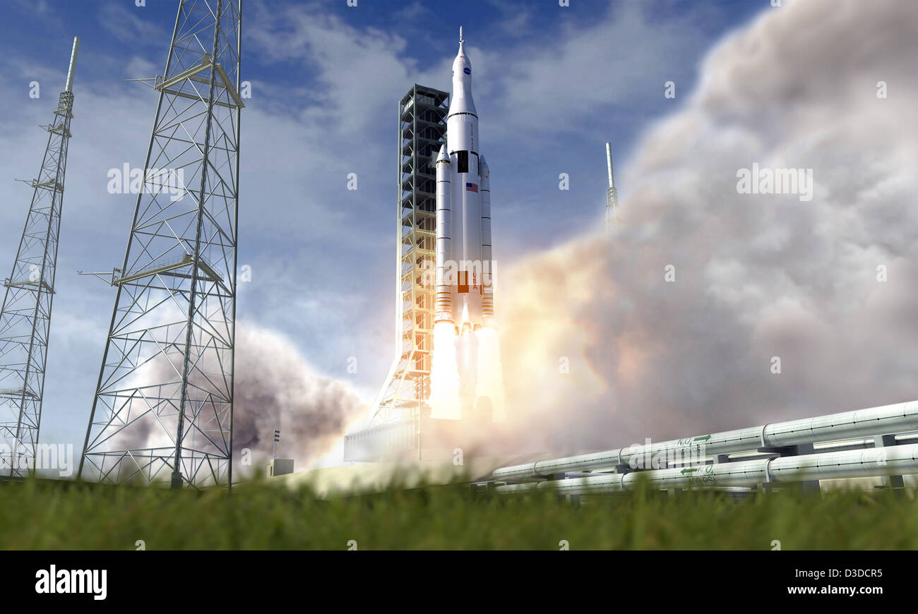 Concept: Space Launch System Launch (NASA, Space Launch System, 06/28 ...