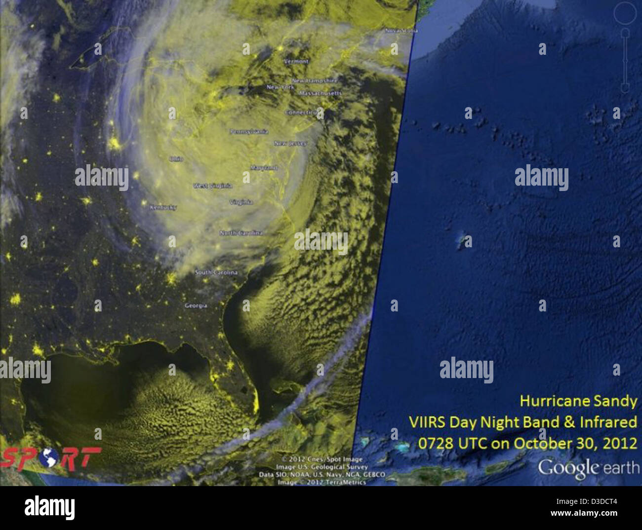 NASA’s SPoRT team provides a final view of Hurricane Sandy from space ...