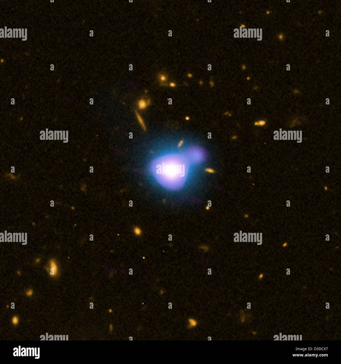 NASA’s Chandra X-ray Observatory imaged quasar GB 1428, revealing a ...