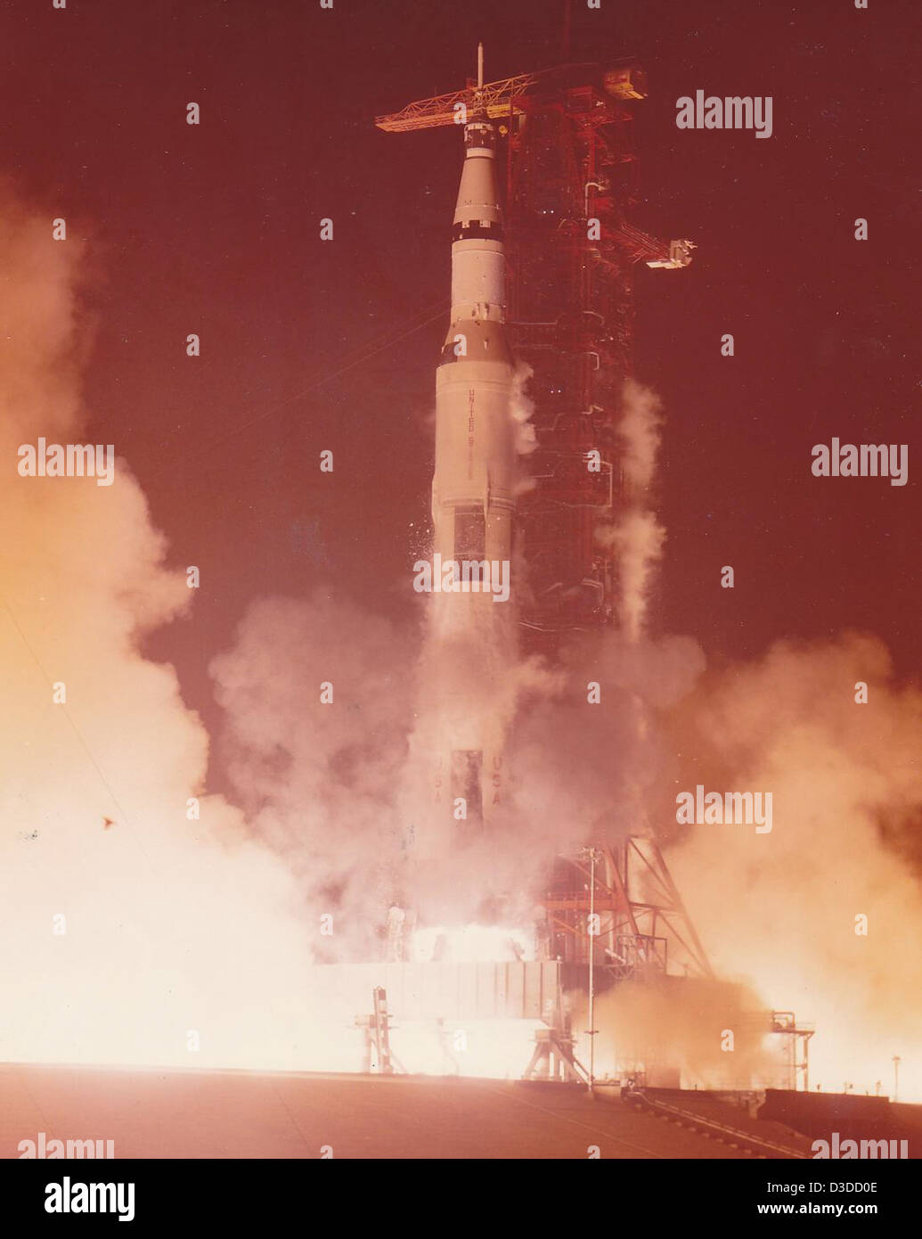 Apollo 17, the final mission to the Moon, launched aboard the Saturn V rocket from Kennedy Space ...