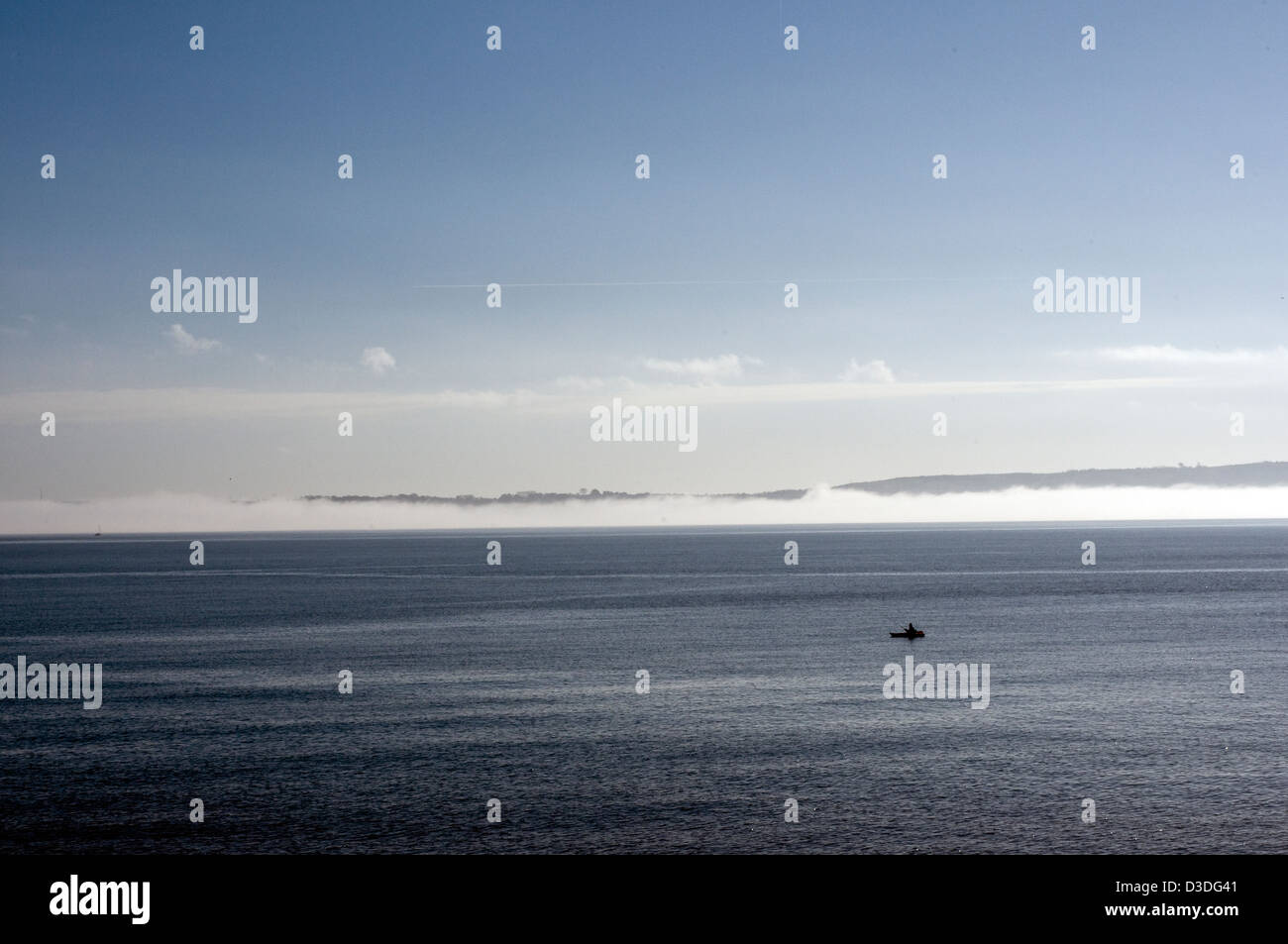 sea mist in Torbay,Devon Stock Photo - Alamy