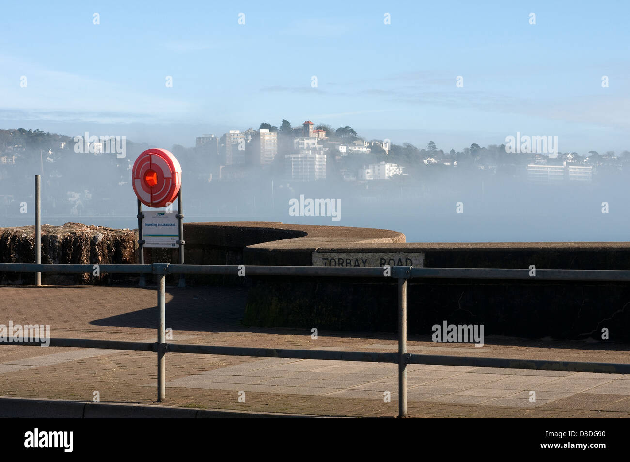 Sea mist over torquay hi-res stock photography and images - Alamy