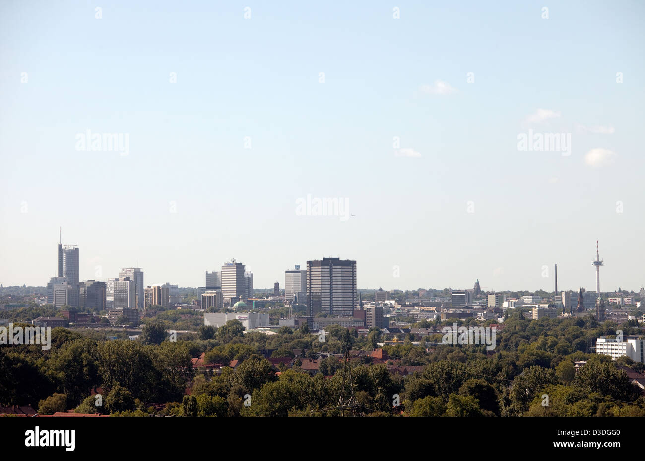 Essen, Germany, the skyline of downtown Essen Stock Photo - Alamy