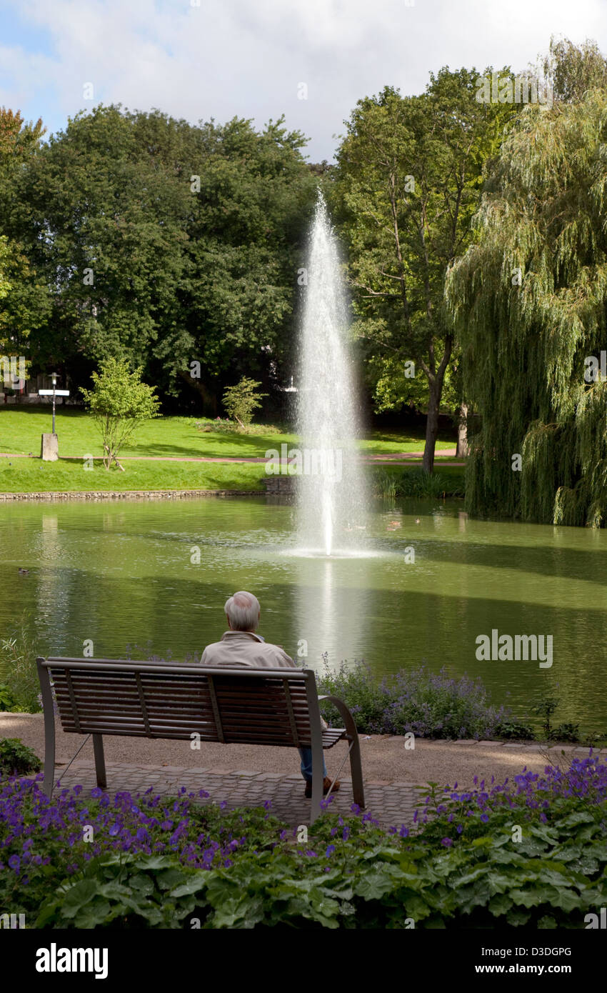 Essen, Germany, Essen city garden Stock Photo - Alamy