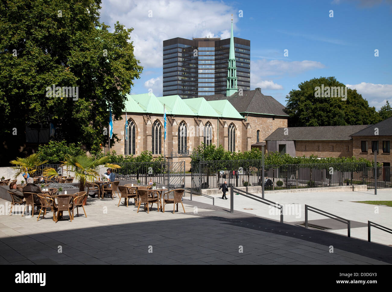 City hall and essen cathedral hi-res stock photography and images - Alamy