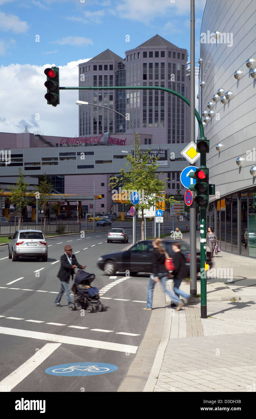 Essen, Germany, Street Scene Limbecker Platz Stock Photo - Alamy