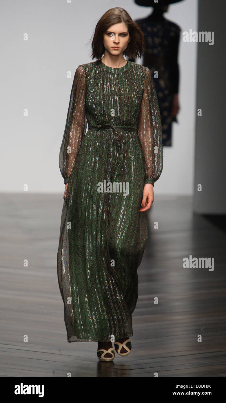 Issa London A/W 2013/14 collection shown during London Fashion Week at ...