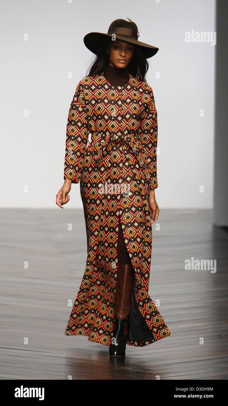 Issa London A/W 2013/14 collection shown during London Fashion Week at ...
