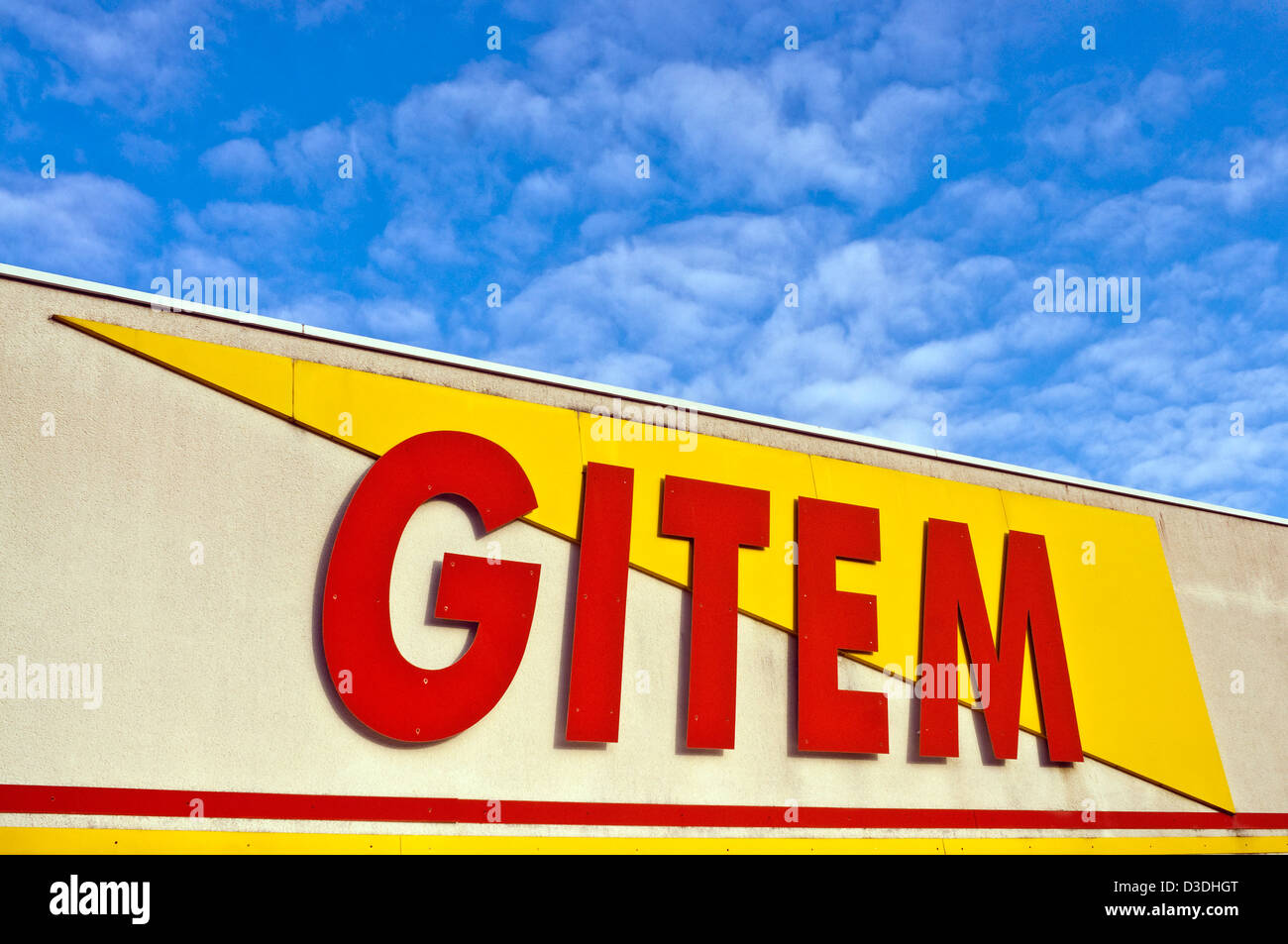 Gitem household electrical store - France Stock Photo - Alamy