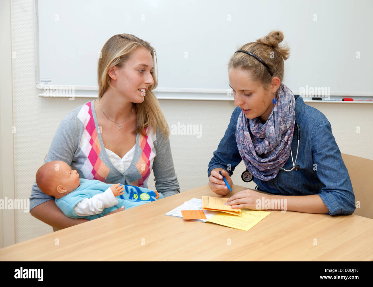 Witten, Germany, medical students at the University of Witten-Herdecke ...