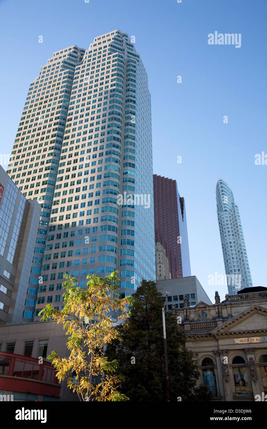 Toronto, Canada, skyscrapers in Downtown Stock Photo - Alamy