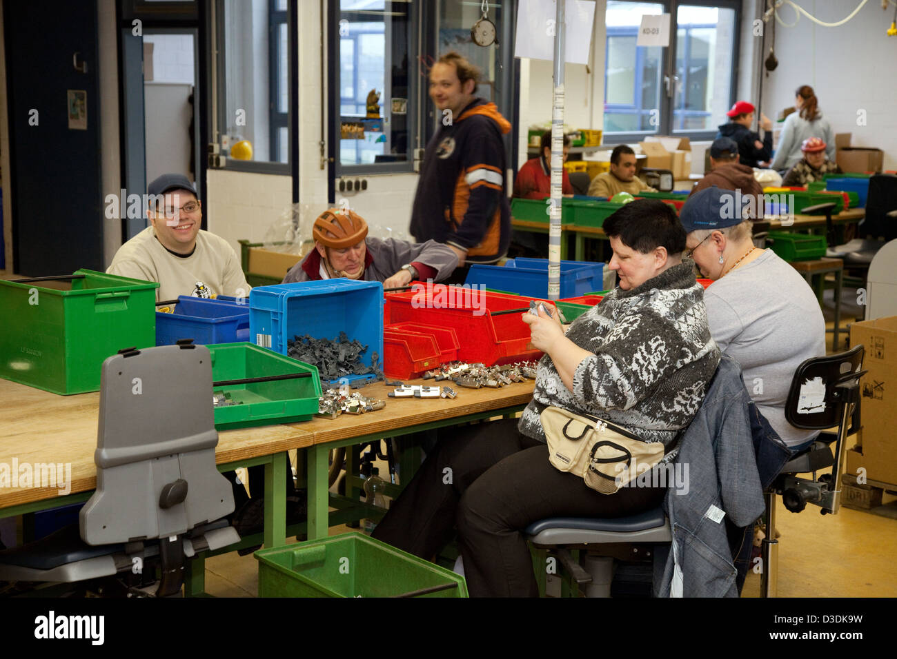 Bielefeld, Germany, the sheltered workshop Bodelschwingh Foundation ...