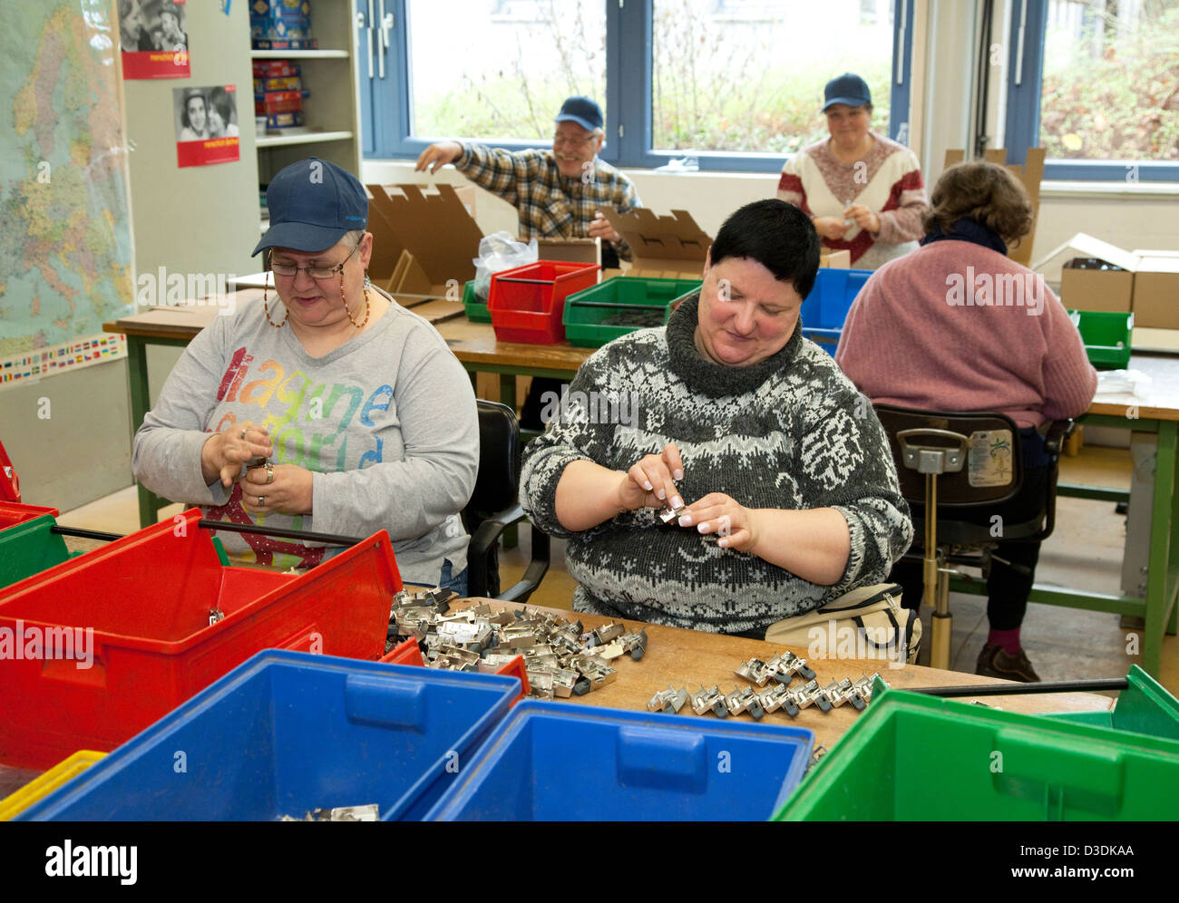 Bielefeld, Germany, the sheltered workshop Bodelschwingh Foundation ...