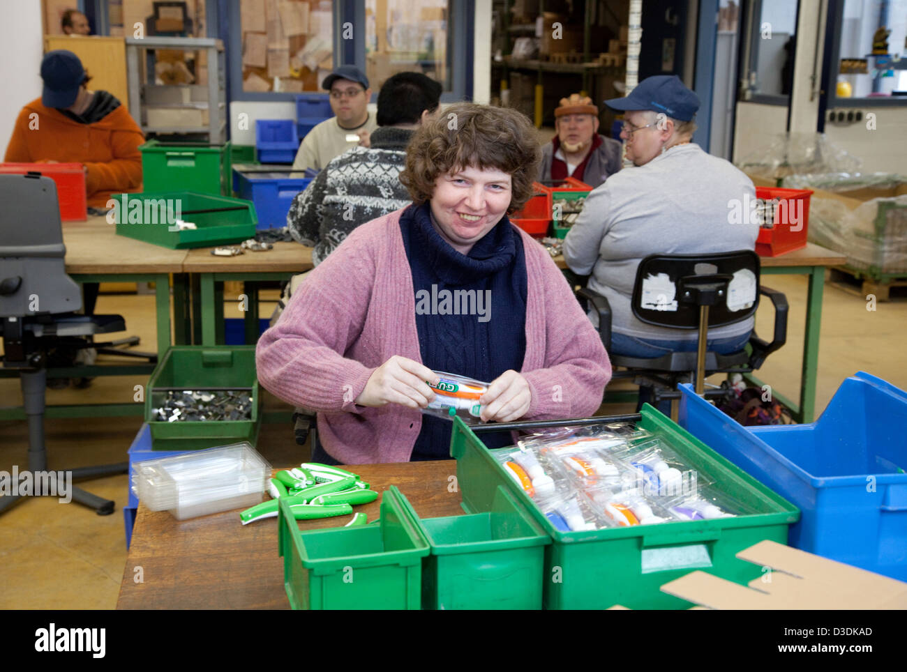 Bielefeld, Germany, the sheltered workshop Bodelschwingh Foundation ...