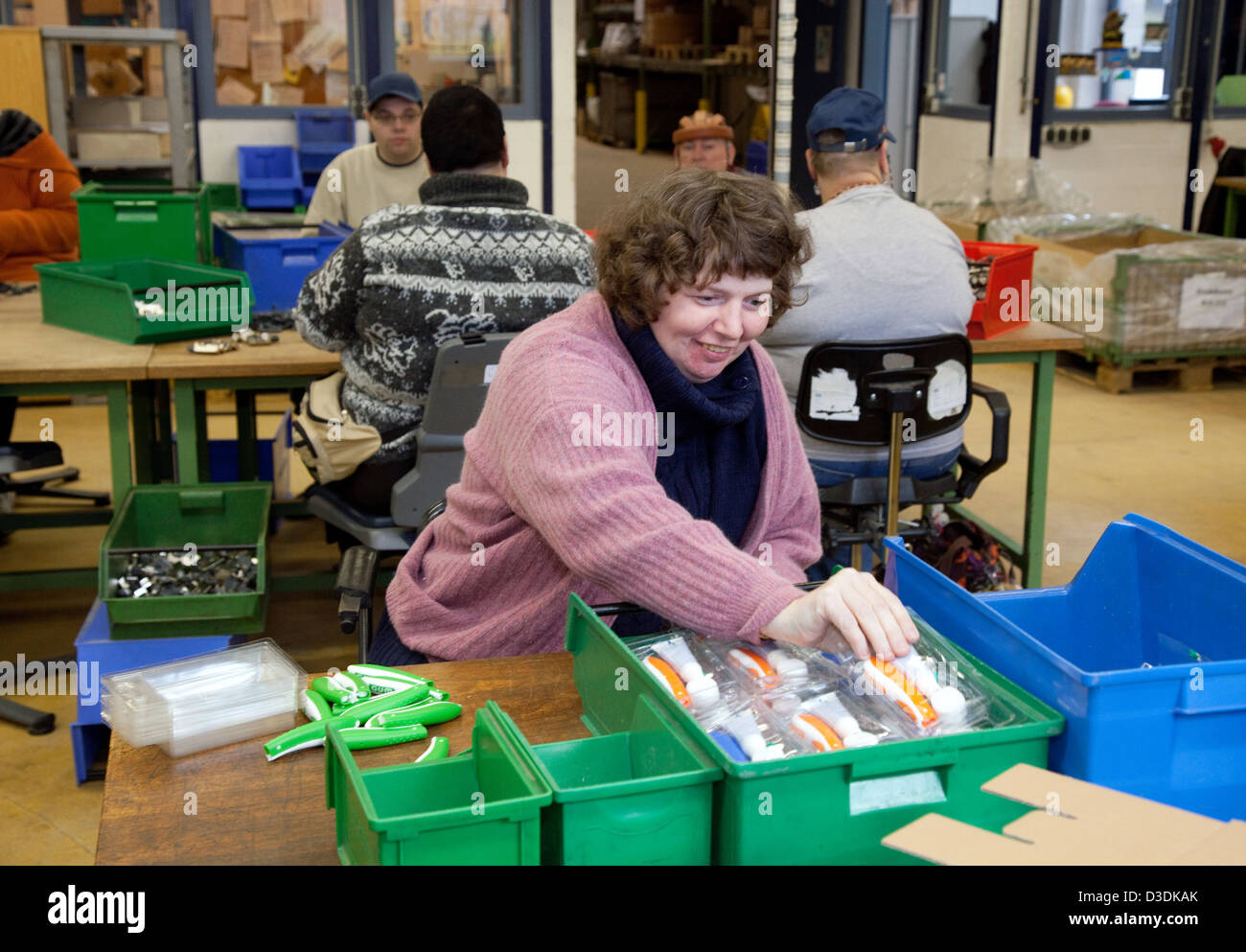 Bielefeld, Germany, the sheltered workshop Bodelschwingh Foundation ...
