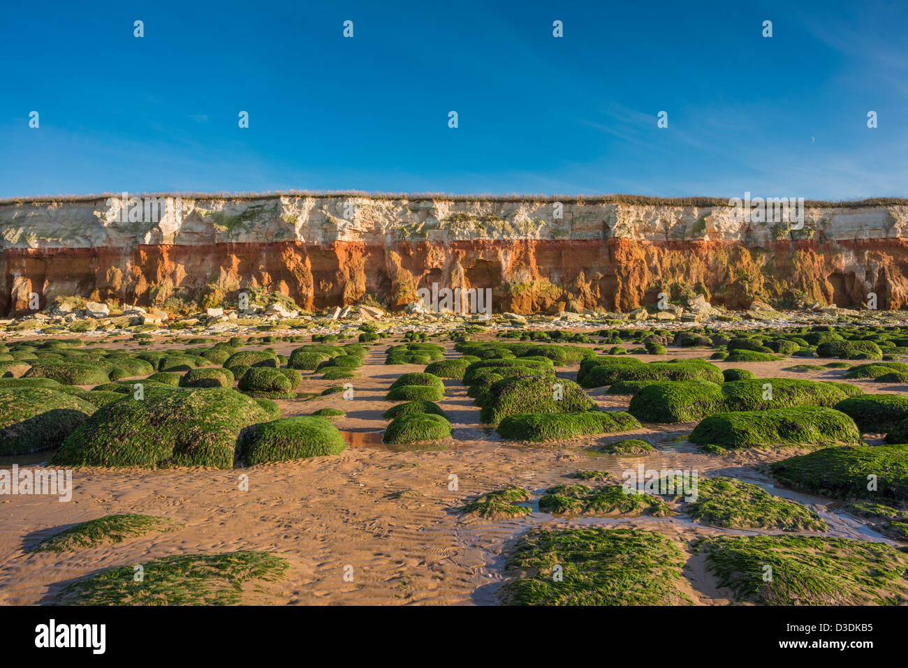 The cliffs and beach at Hunstanton, Norfolk, England Stock Photo - Alamy