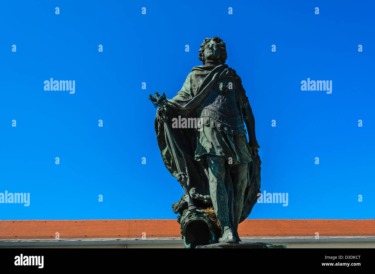 Male statue at Charlottenburg Castle in Berlin, Germany Stock Photo - Alamy