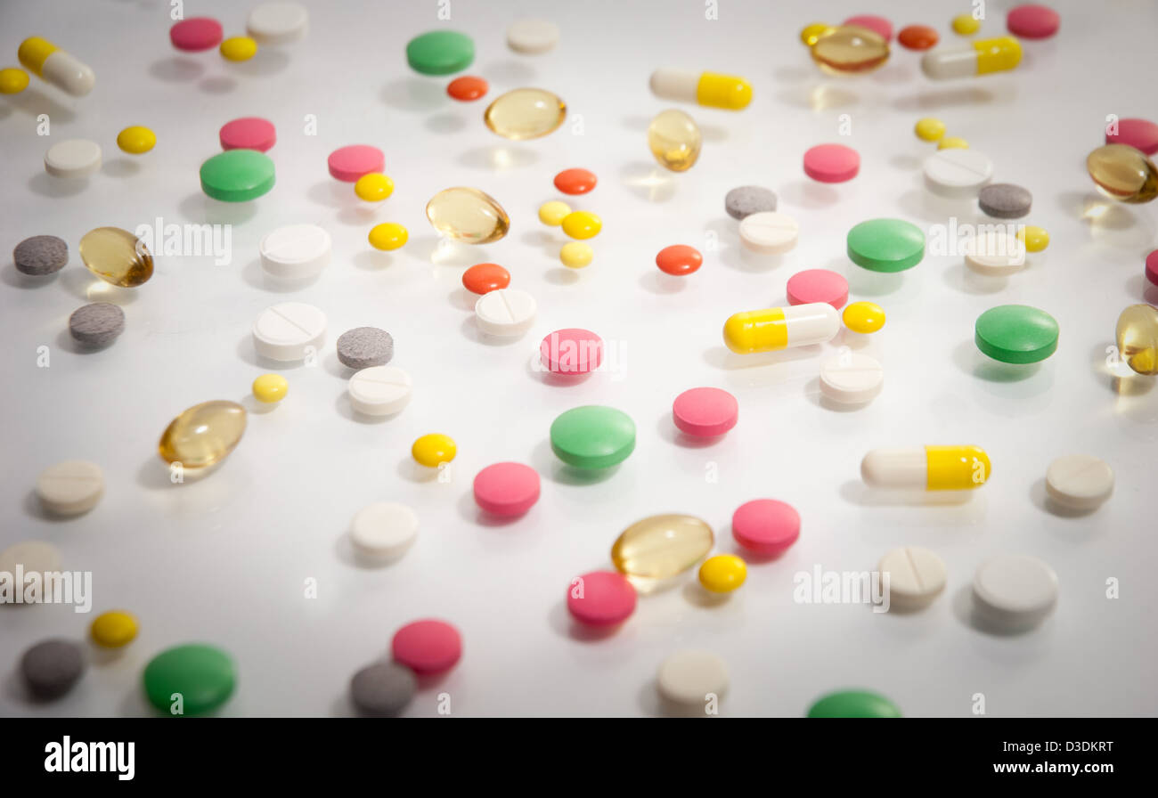 composition of the tablets. studio photography Stock Photo - Alamy