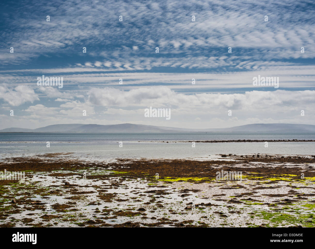 View across Galway Bay towards the Burren from near Barna, Co Galway ... View across Galway Bay towards the Burren from near Barna, Co Galway ...