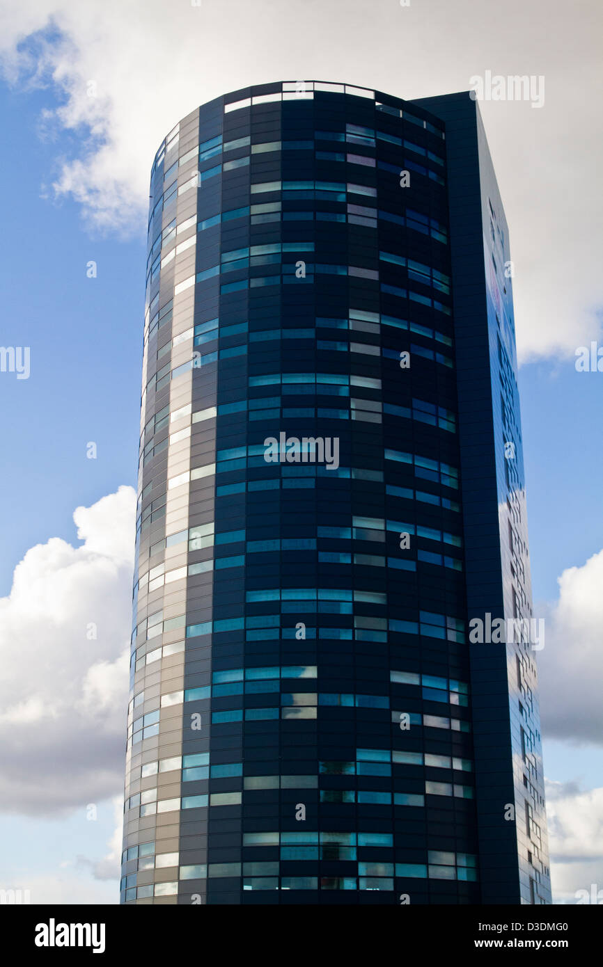View of a beautiful and modern glass building Stock Photo - Alamy