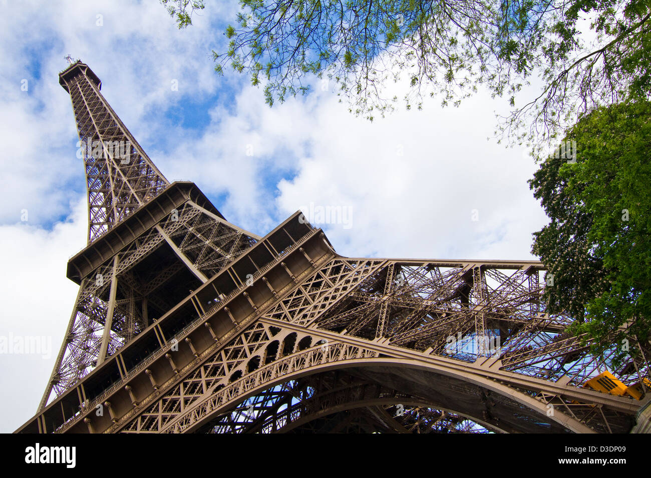 View of the beautiful iconic Eiffel tower in Paris, France Stock Photo - Alamy