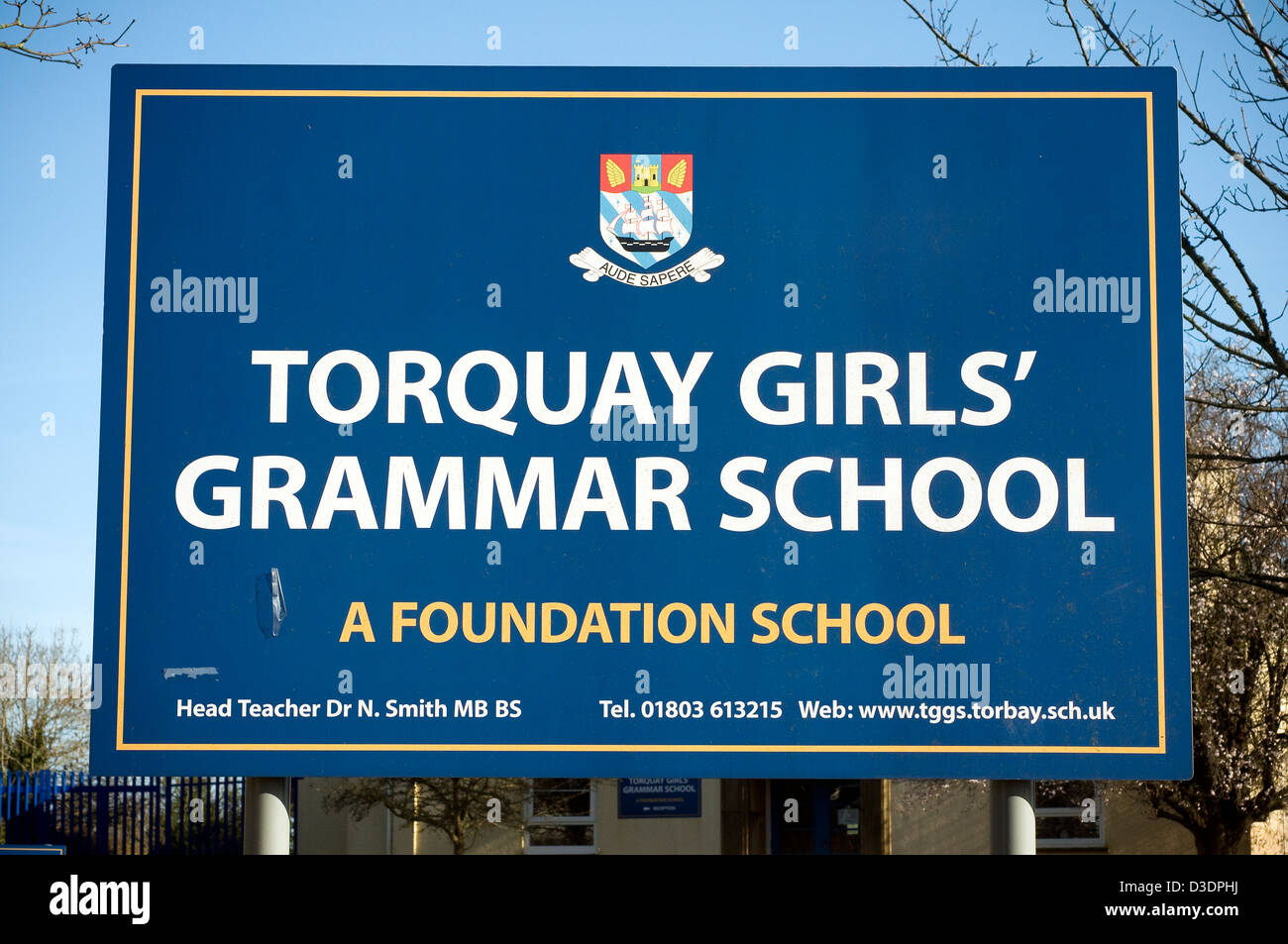 Torquay Girls Grammar School Stock Photo - Alamy