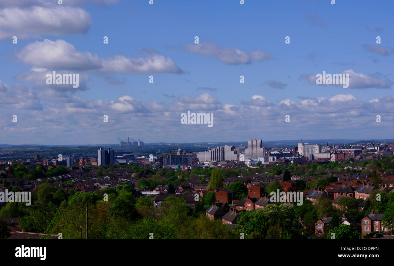 Nottingham city centre skyline hi-res stock photography and images - Alamy