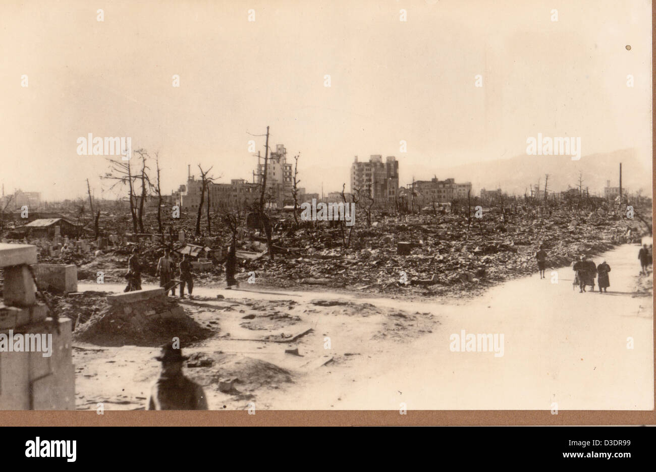 Aftermath of Atomic bomb on Hiroshima, Japan Stock Photo - Alamy