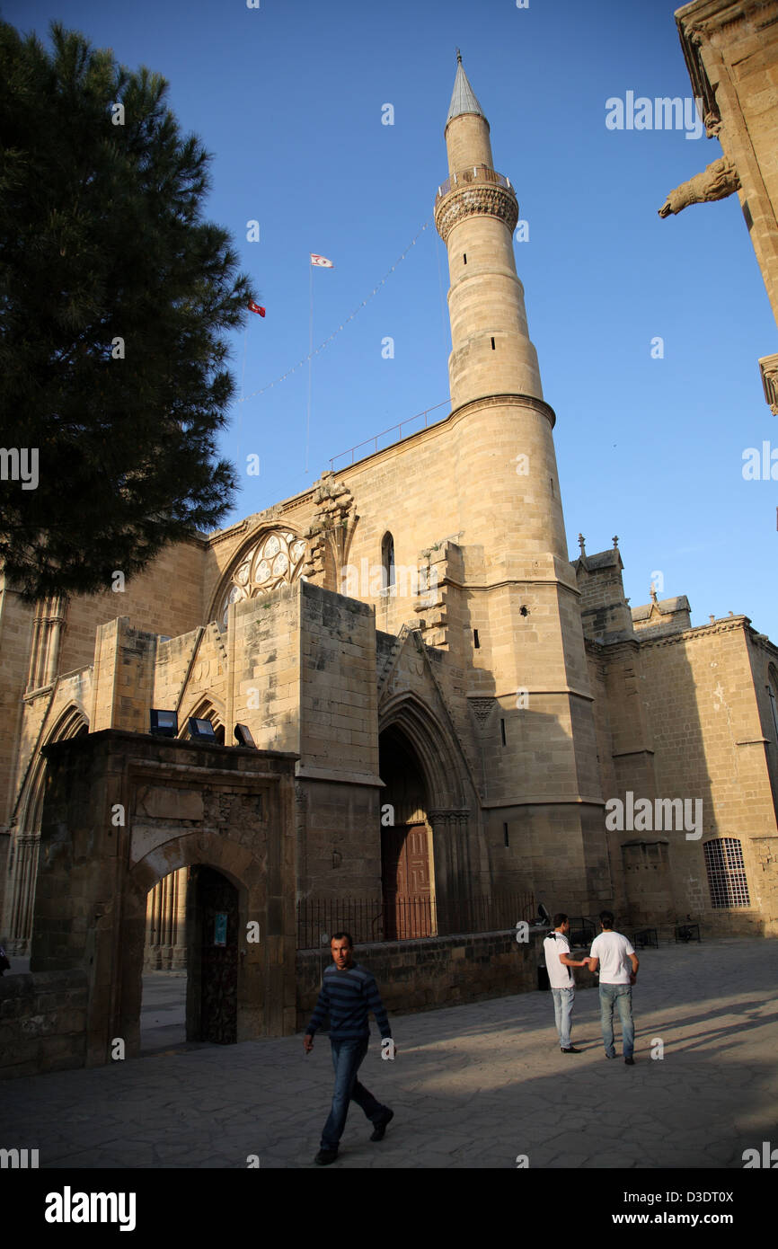 Nicosia, Turk Republic of Northern Cyprus, the Selimiye Mosque in the ...