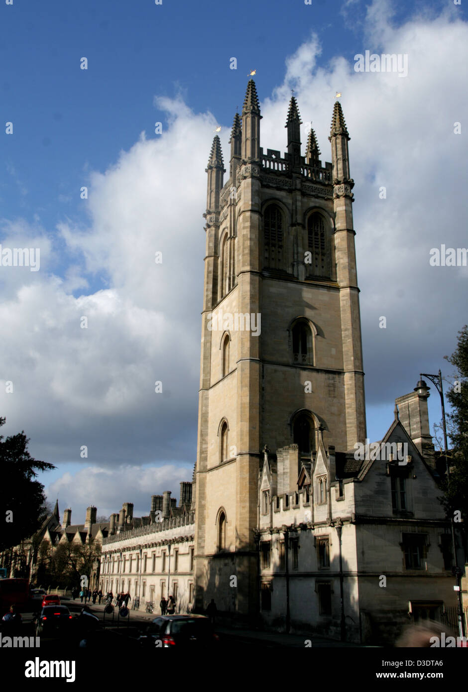 Magdalen College tower, Oxford,england Stock Photo - Alamy
