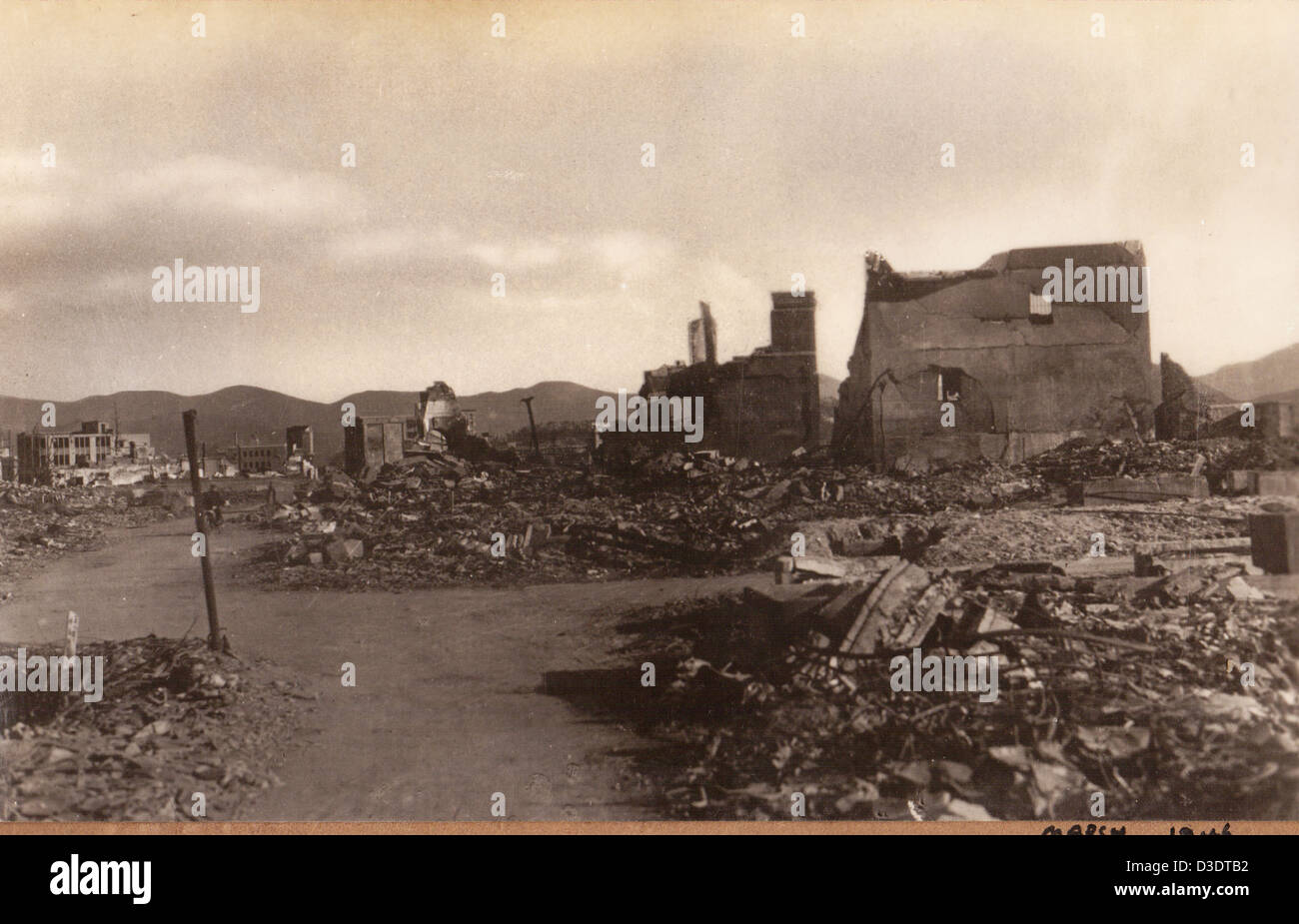 Aftermath of Atomic bomb on Hiroshima, Japan Stock Photo - Alamy