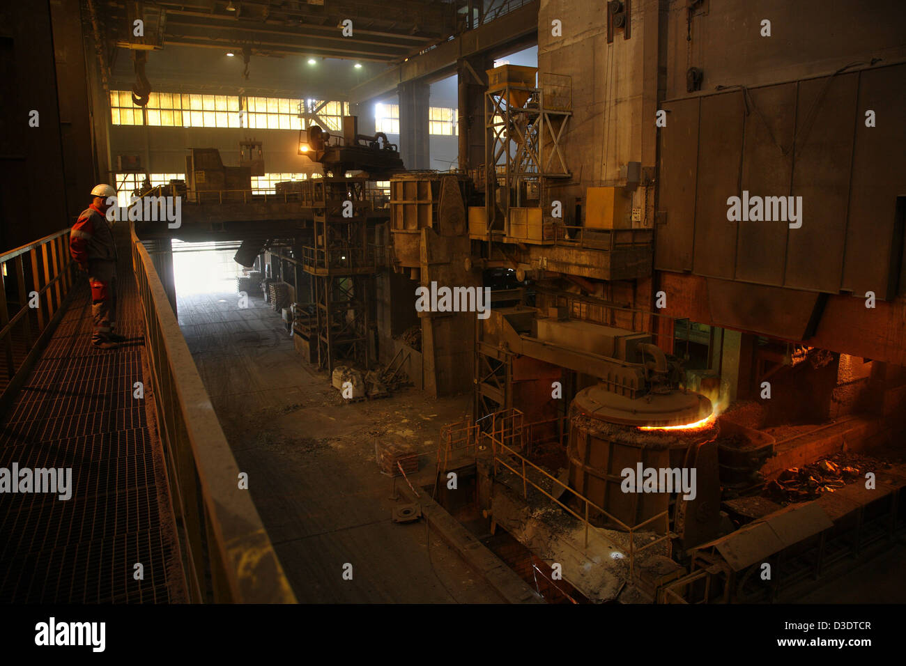 Warsaw, Poland, the VPL-investment in the steel mill ArcelorMittal ...